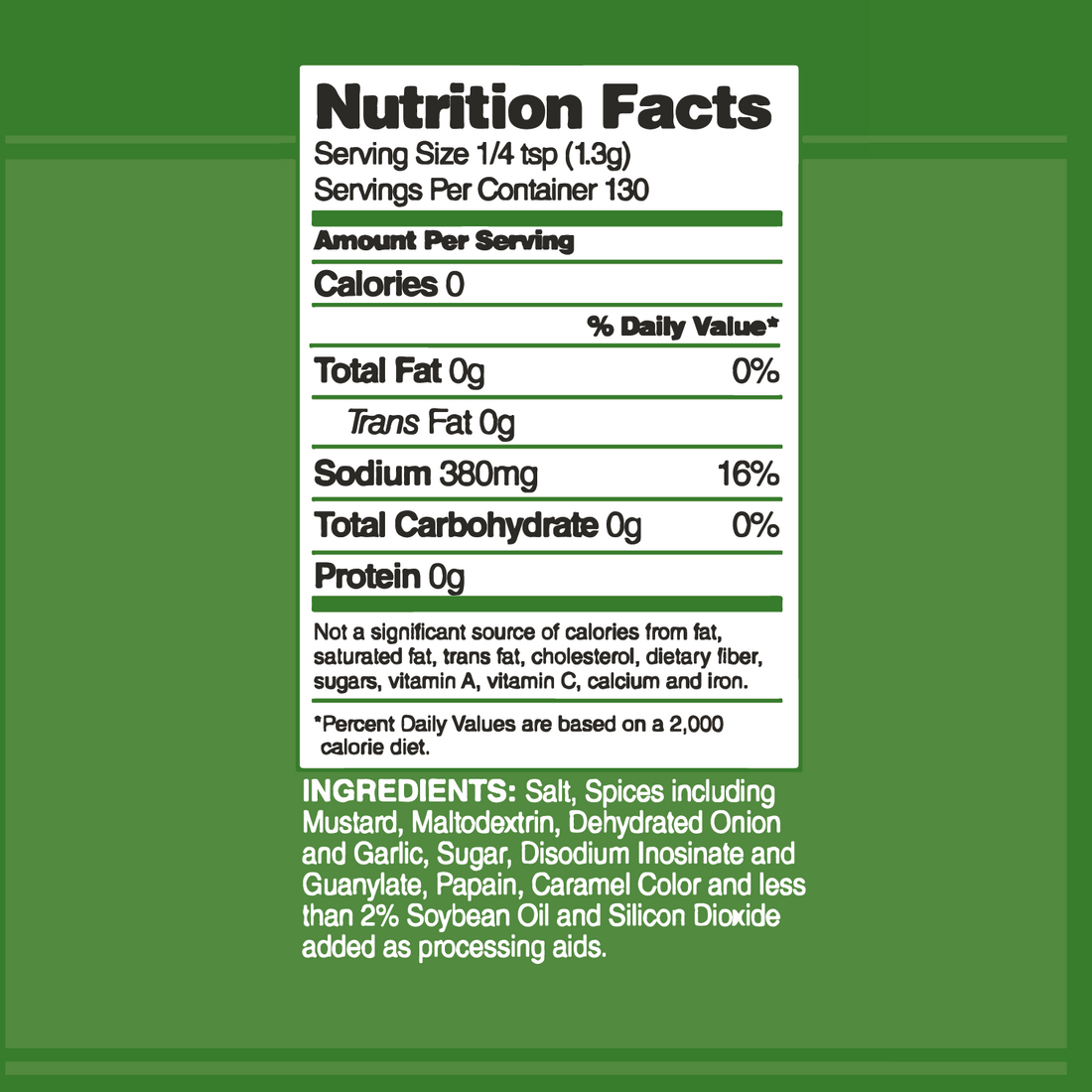 Everglades All Purpose w/No MSG Seasoning – Everglades Foods, Inc.